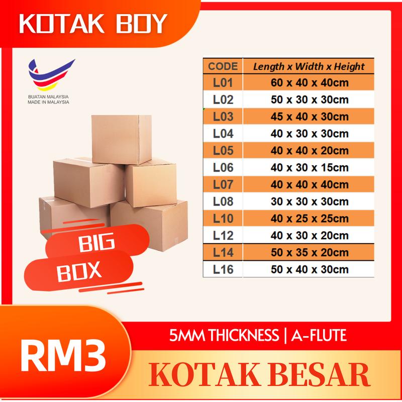Big Box Carton Box Kotak Besar Packaging Box Kotak Keras Kotak - TikTok ...