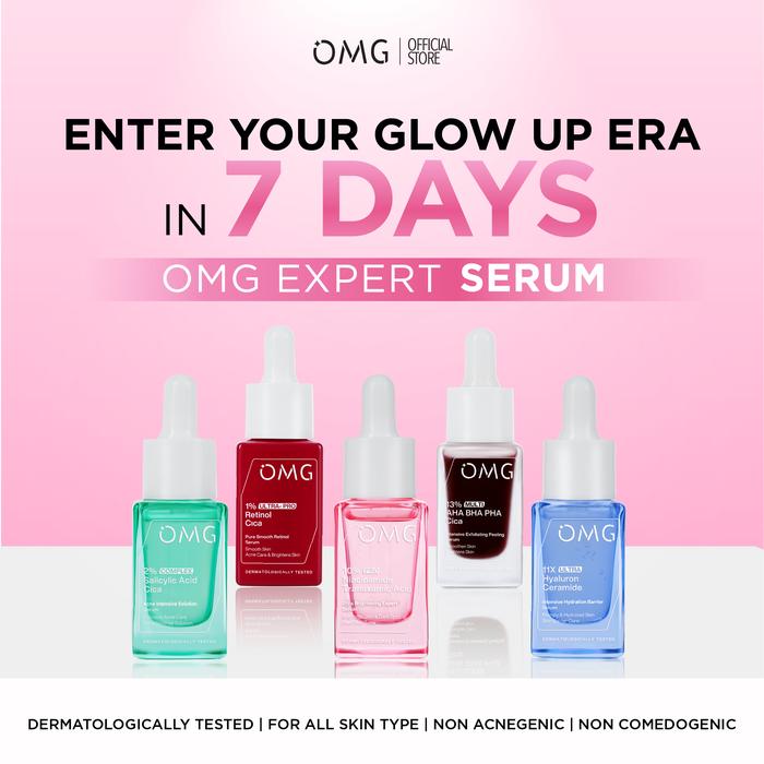 Jual NEW! OMG Oh My Glow Active Expert Serum Series 17 Ml - Brightening ...