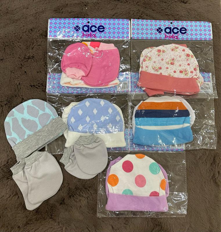 Premium 3 in 1 Newborn Baby Hat Set Mitten & Booties Combo Set - TikTok ...