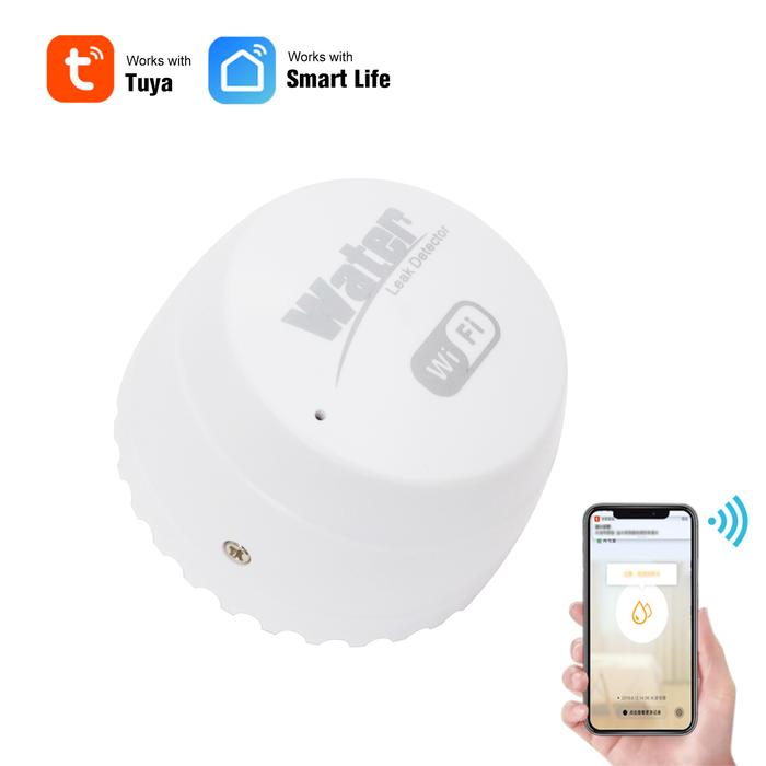 Jual WIFI Water Leak Sensor Water Leakage Intrusion Detector Alert ...