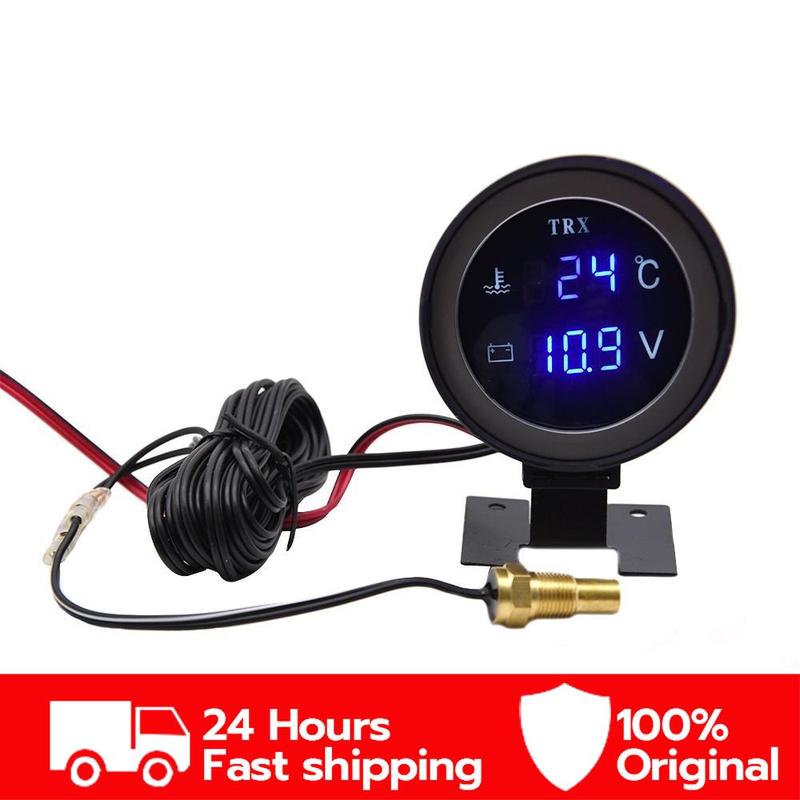 2 In 1 Sensor Suhu Air Digital Led Bentuk Bulat 2 In 1 Tegangan - Shop ...