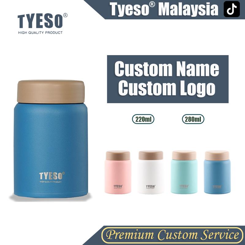 (Custom Name) 100% Original Tyeso Tumbler 220ml/280ml Food Jar - TikTok ...