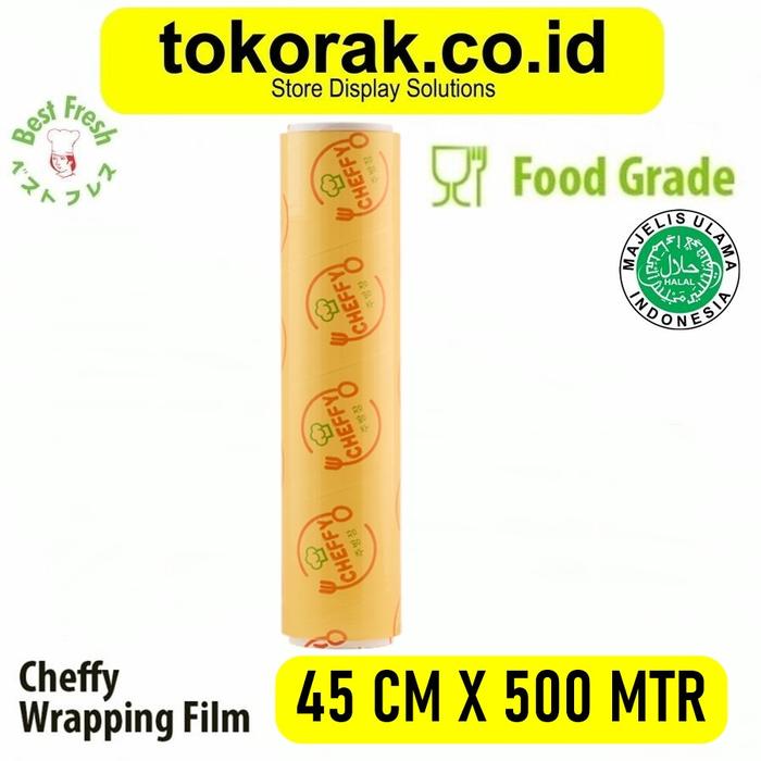 Jual CHEFFY WRAPPING ROLL 45 CM x 500 M PLASTIK WRAP KEMASAN MAKANAN ...