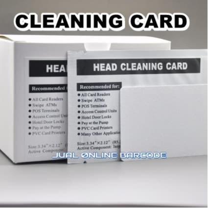 CLEANING CARD FOR PRINTER KARTU | PEMBERSIH HEAD PRINTER & MSR - Shop ...