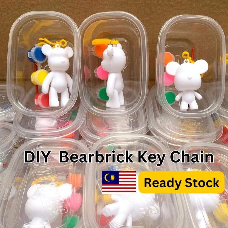 DIY Bearbrick Fluid Bearbrick Key Chain Toy Children Kid - TikTok Shop ...