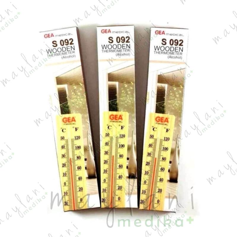 GEA THERMOMETER RUANGAN KAYU / TERMOMETER KAYU / TERMOMETER KAMAR ...