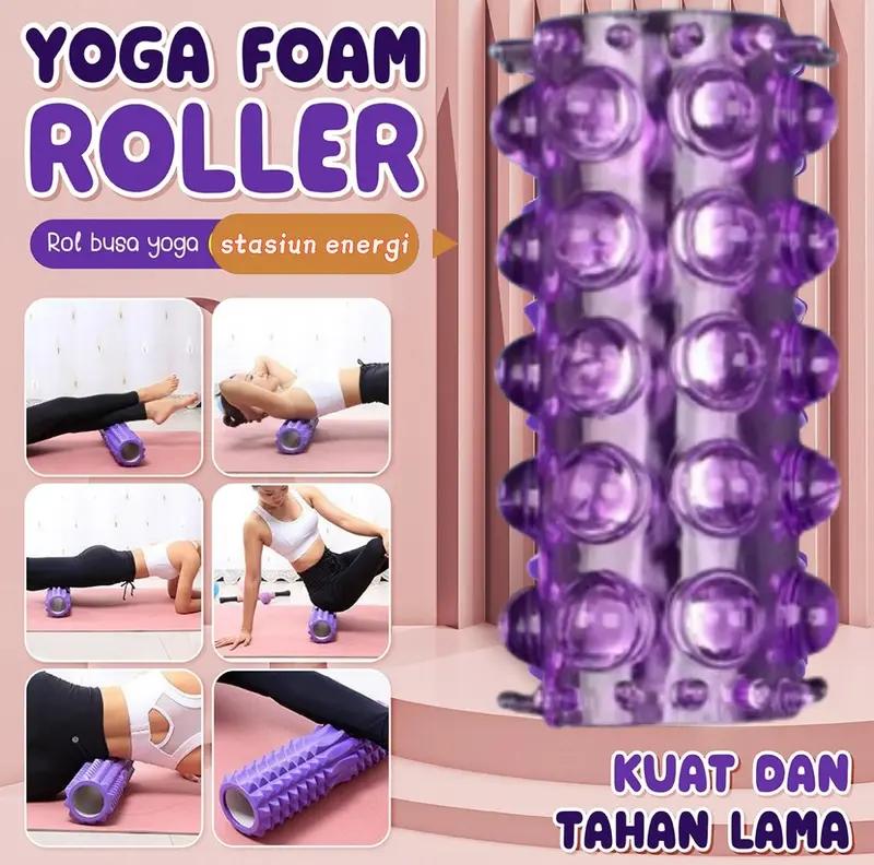 Mutiara Biru Muda SPORT RUMBLE ROLLER FOAM YOGA ROLLER BUSA YOGA EMPUK ...
