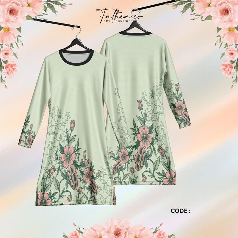 Baju Muslimah Fathea.co V3 Saiz S Hingga 5XL Kain Microfiber - TikTok ...