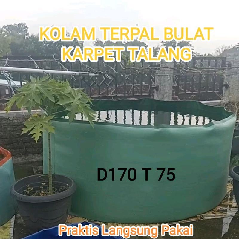Kolam Terpal Karpet Talang D170 T75 Bahan A20 Korea Praktis Langsung ...