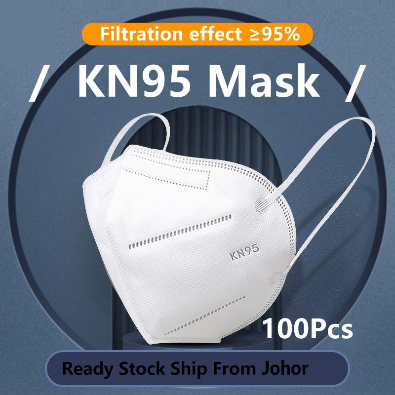 100PCS KN95 Adult Mask 5D Face Buttlerfly 5Ply 5 floors Protective ...