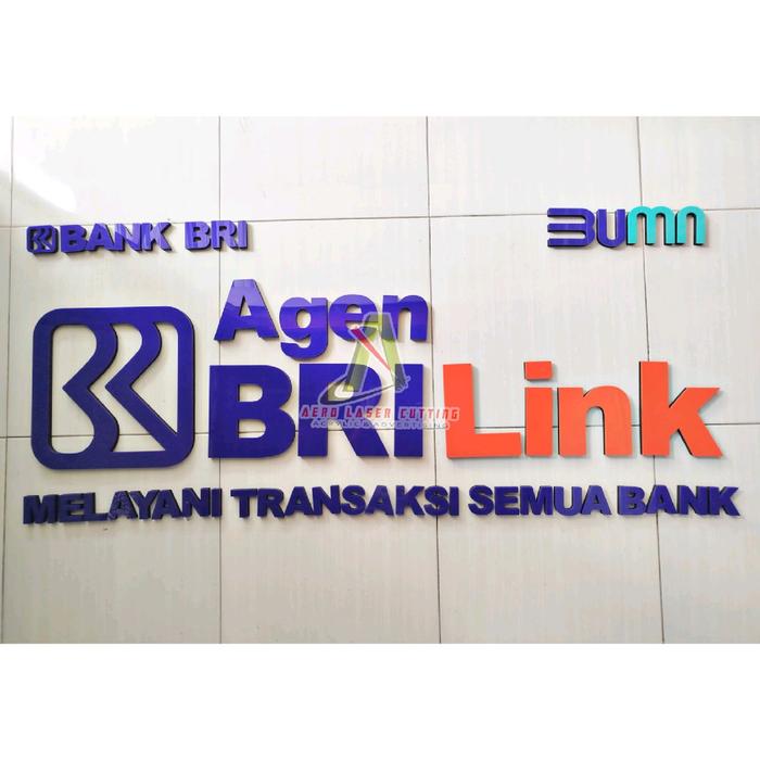 Jual AGEN BRI LINK BUMN MELAYANI TRANSAKSI (LOGO 30CM)/AGEN BRILINK ...