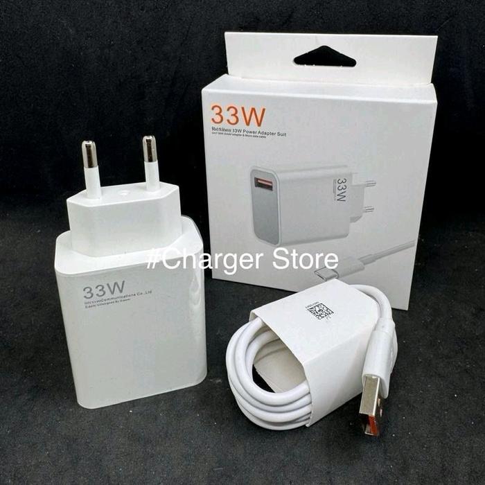 Jual Charger Xiomi 33W Adaptor 33W Kabel Data Micro Type C Xiomi Fast ...