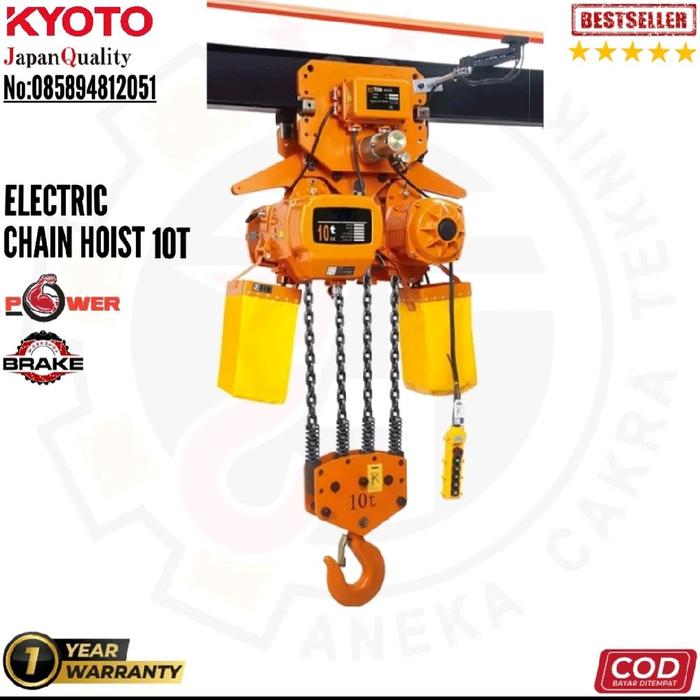 Jual electric Chain hoist 10T×15M KYOTO 380VOLT - Jakarta Pusat - TIGA ...