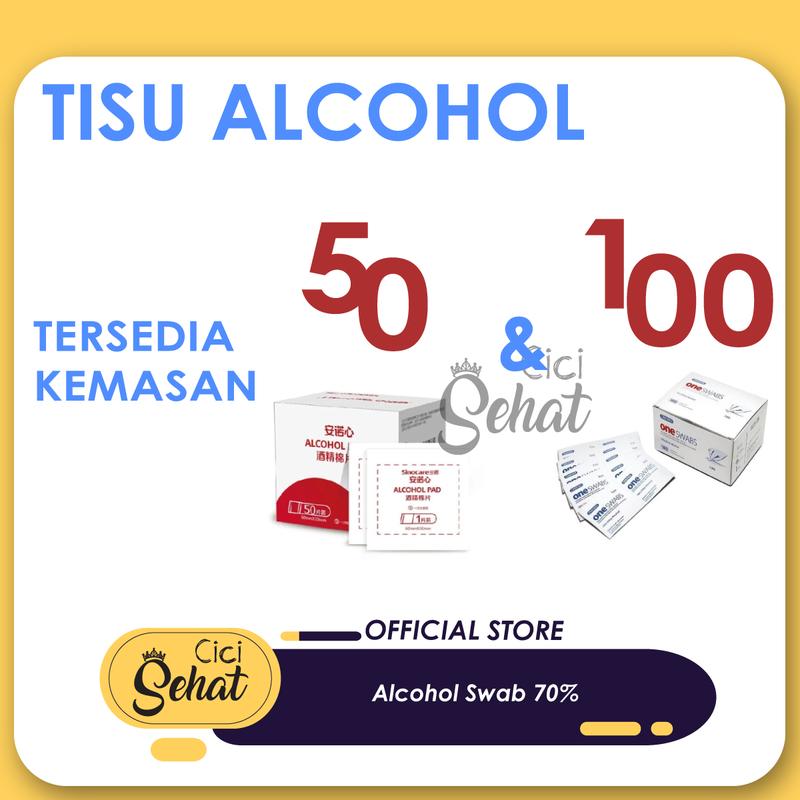 Alkohol Swab Onemed - Tissue Alkohol Disinfectant Wipes Tisu - Shop ...