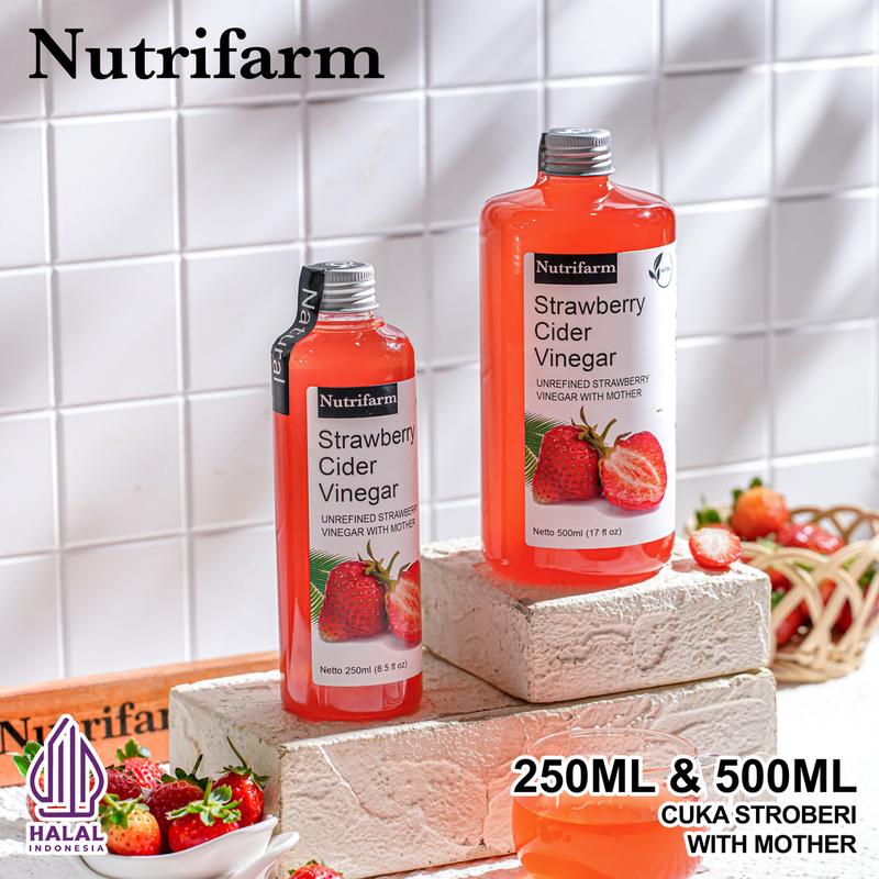 NUTRIFARM CUKA BUAH STRAWBERRY 250 ML - Shop | Tokopedia