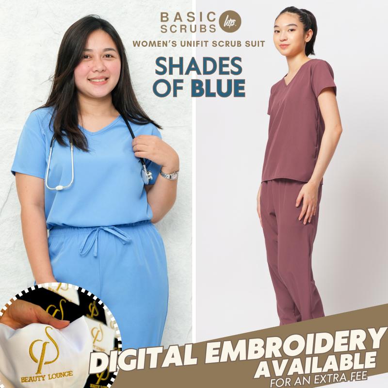 HTP Basics Women's Unifit Scrub Suit (BLUE) | Scrubsuit with - TikTok ...