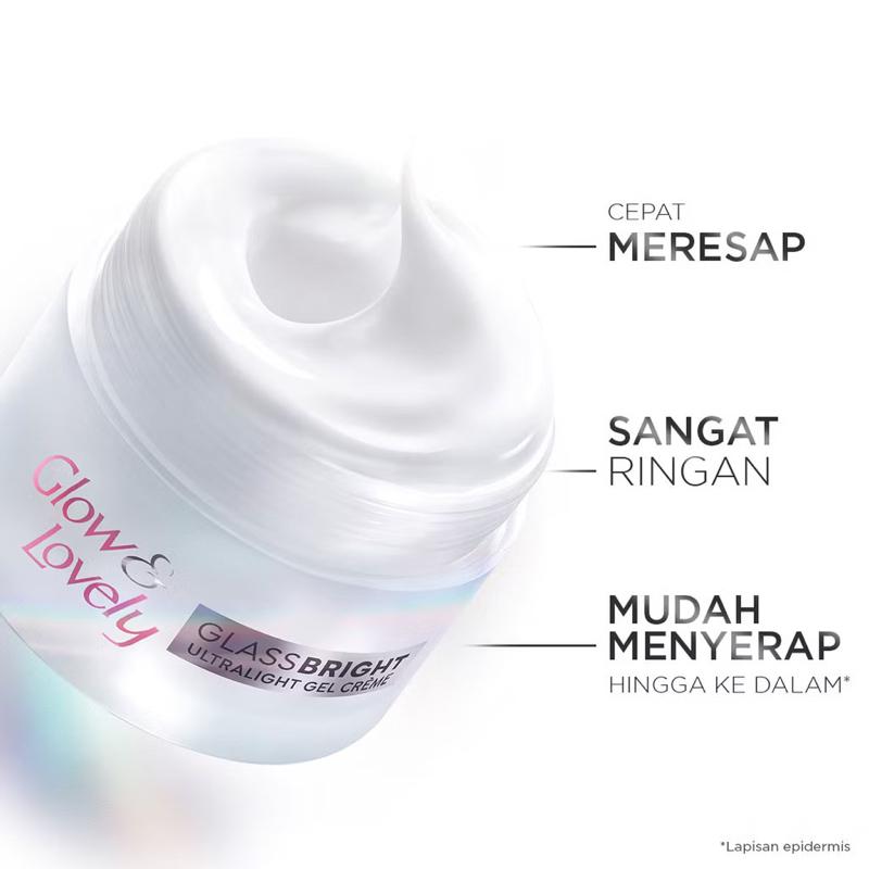 Glow & Lovely Glassbright Ultralight Gel Cream Brightening Light ...