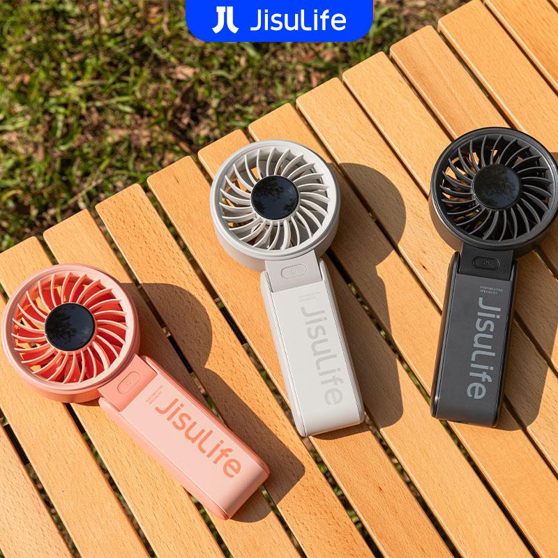 JisuLife Portable Mini Fan 3600mAh Foldable Fans With 5 Gear - TikTok ...