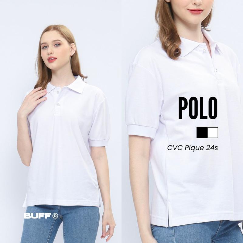 Buff Studios (Banyak Warna) Kaos Polo Polos CVC Pique 24s - Shop ...
