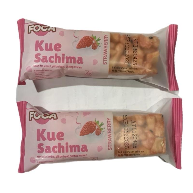Foca - Paket 2 Kue Sachima rasa Strawberry, 30 gram. Kue lembut cocok ...