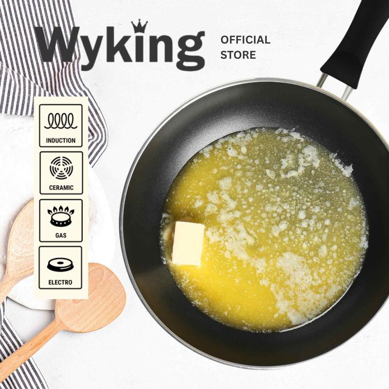 Wyking Induction Non Stick Fry Pan Aluminium Cookware Stove - TikTok ...