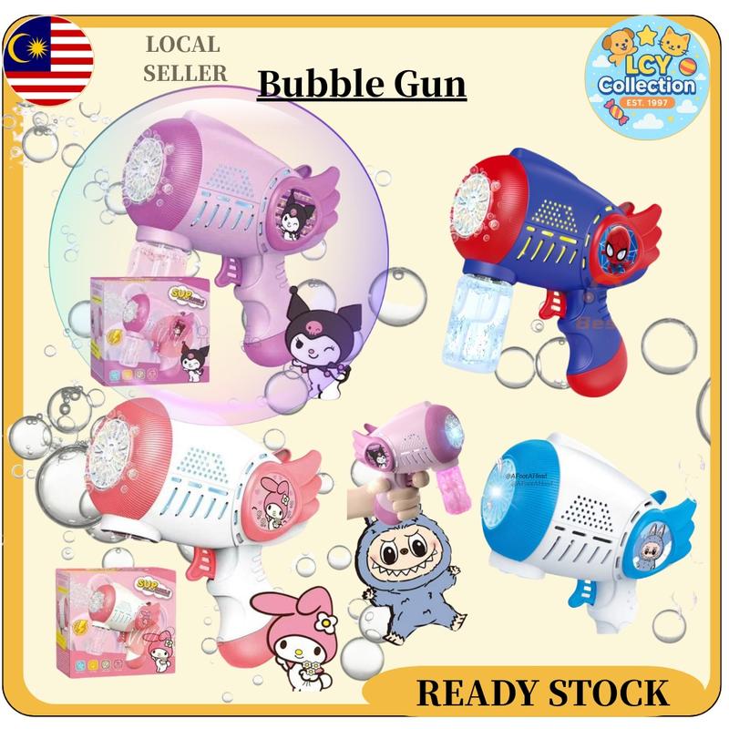 Kuromi Labubu Bubble gun battery toy mainan koromi - TikTok Shop Malaysia