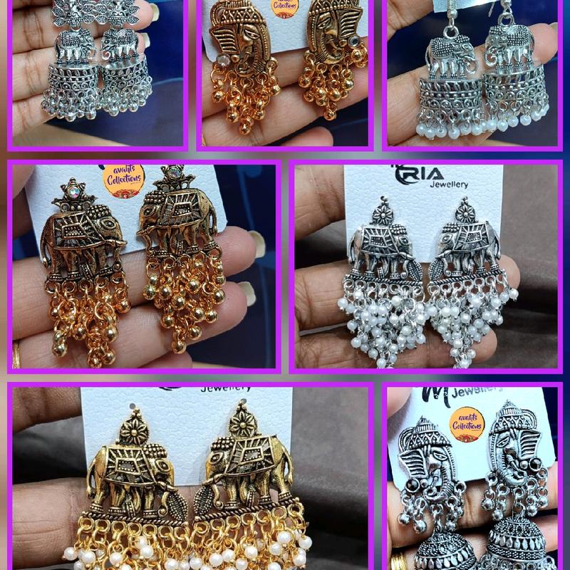 EARRING - ELEPHANT/GANESHA DESIGN EARRING COLLECTIONS - TikTok Shop ...