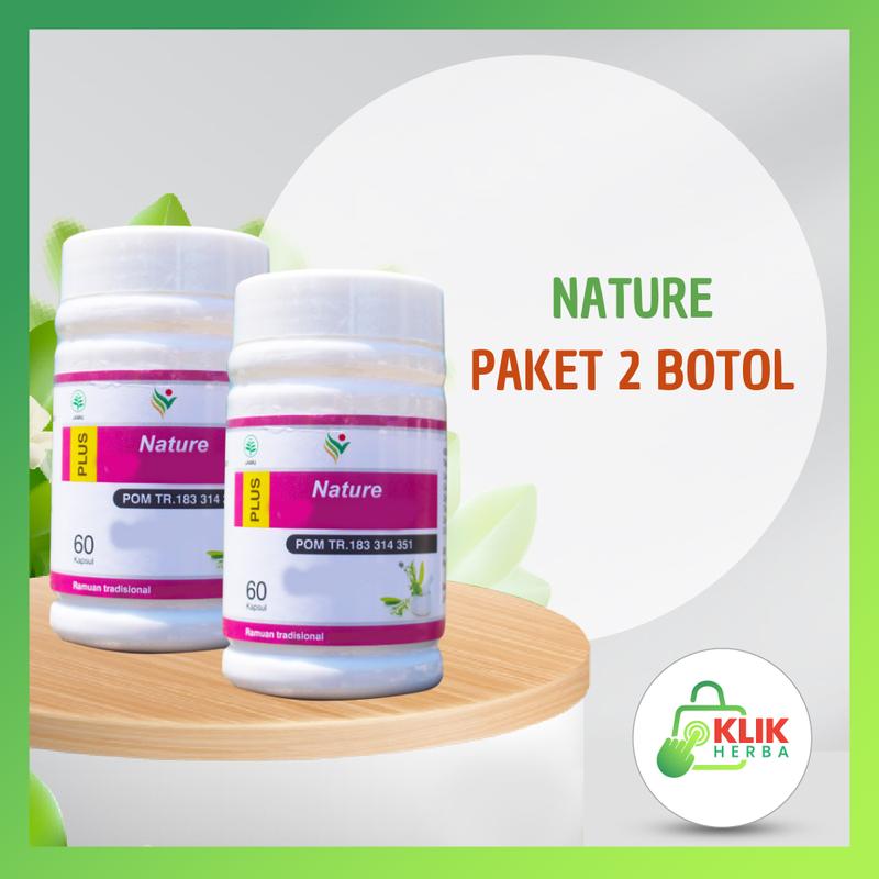 NATURE Paket Hemat 2 Botol Original Asli - Shop | Tokopedia