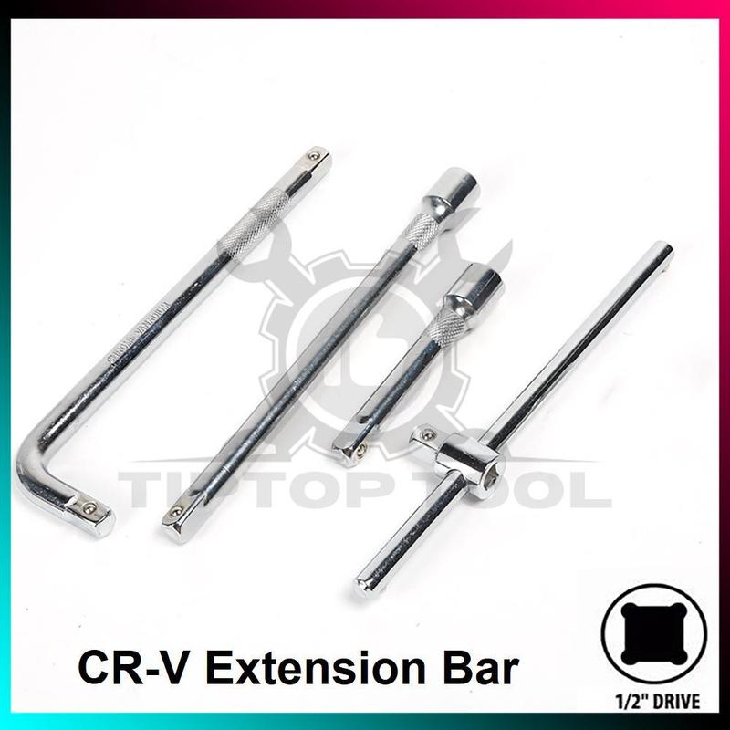 CR-V Chrome Box Socket Long Extension Bar Spanner Wrench Square ...