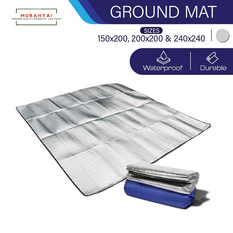 Tikar Lantai Camping Ground Mat Waterproof Double Sided Aluminium ...