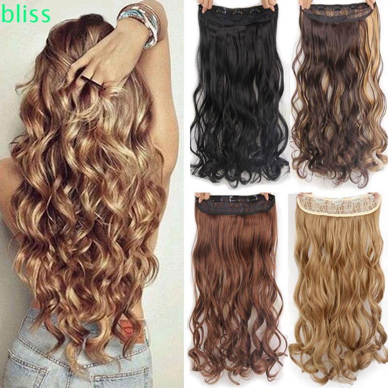 BLISS Thicken Hairpiece Long Hair Extensions Curly Hair Synthetic Hair ...