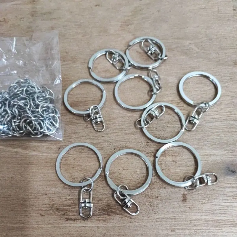 Ring Gantungan Kunci Putar Gepeng Tebal 25mm - Shop | Tokopedia