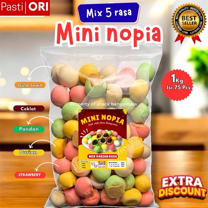 Paket Kue Mino Mini Nopia Khas Banyumas Camilan Cookies Snack Manis ...