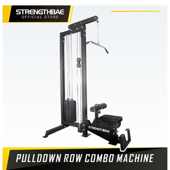 Jual Lat Pulldown Row Combo STRENGTHBAE Pull Down Cable Rowing Back ...