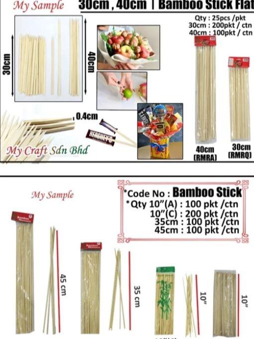 [Ready Stock] Bamboo Stick | Lidi | lidi satay | Lidi Bunga Telur ...