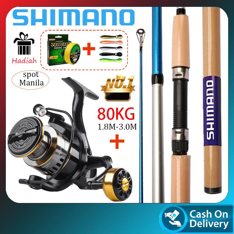 SHIMANO 2 - Piece Casting and Spinning Fishing Rod Set: 5.2: - TikTok ...