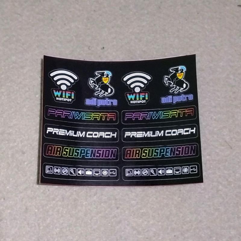 Stiker logo miniatur bus adiputro - Shop | Tokopedia