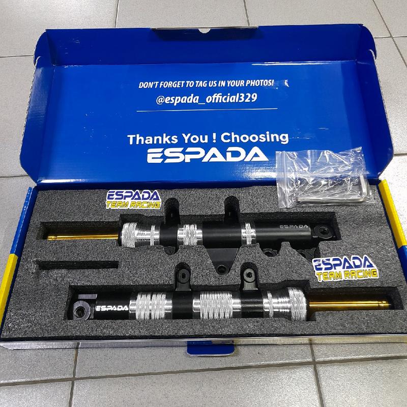 NVX V1&V2 ESPADA FRONT FORK LAY CNC LOWERD 1.5INCH - TikTok Shop Malaysia