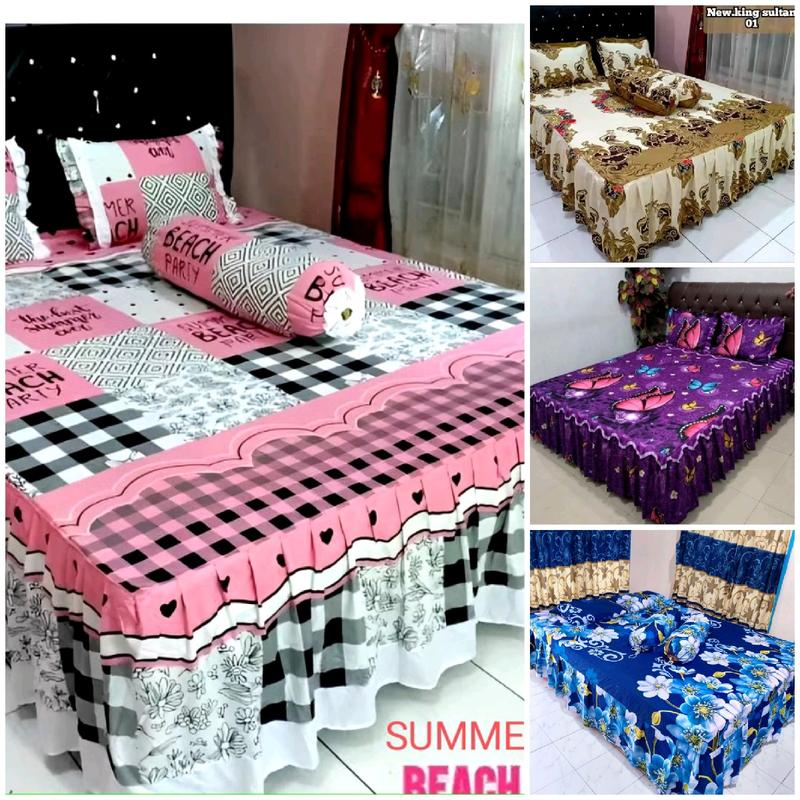SEPRAI RUMBAI MOTIF BUNGA CANTIK TERBARU SEPREI JUMBO UKURAN - Shop ...