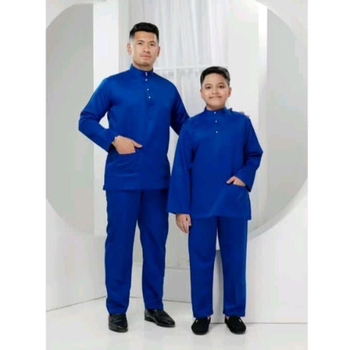 Baju melayu collar untuk dewasa diperbuat dari fabric como crepe ...