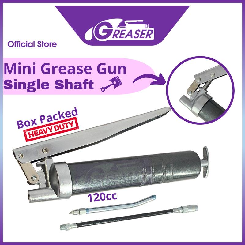 Heavy Duty Mini Grease Gun / Pump 120cc (Single Shaft) - TikTok Shop Malaysia