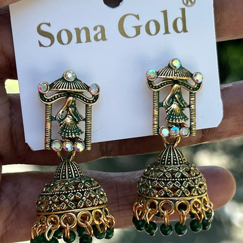 BV beautiful pallaku rani design premium quality earings - TikTok Shop ...