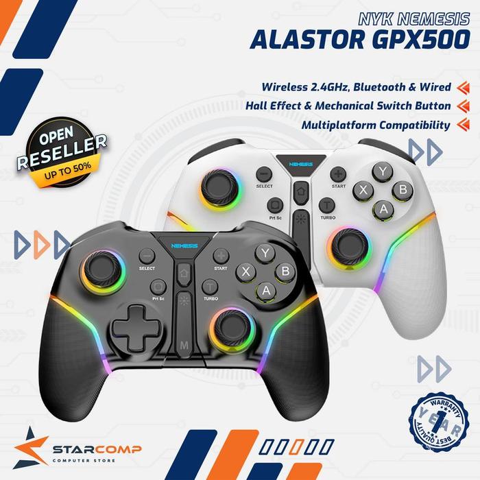 Jual NYK Nemesis ALASTOR GPX500 Gamepad Wireless 3in1 Connection ...