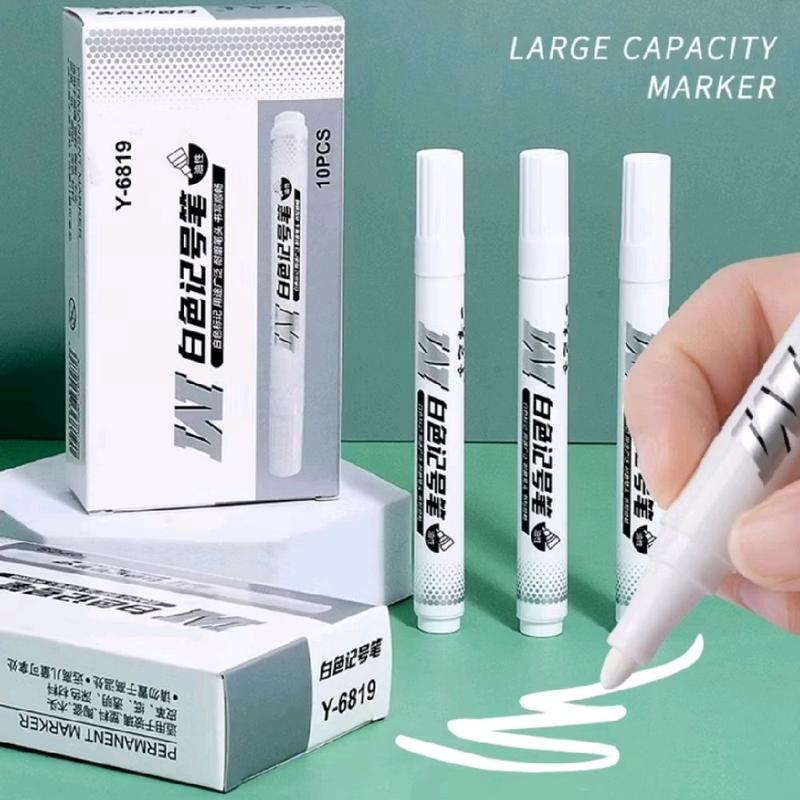 Spidol Putih Permanen Sebagai Penanda Kayu Besi Plastik Kaca - Shop ...