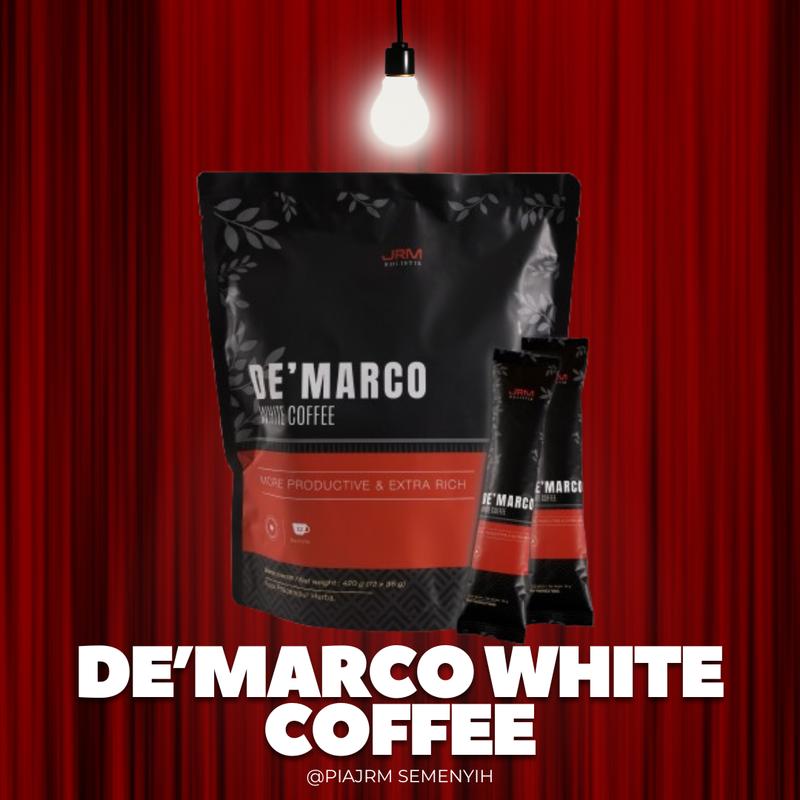 JRM Holistik De'Marco White Coffee Kopi Minuman - TikTok Shop Malaysia