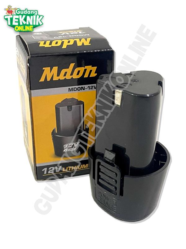( BATERAI ) Bor CORDLESS 12V MDON LI-ION / BATTERY BATTERAY BATERAI ...