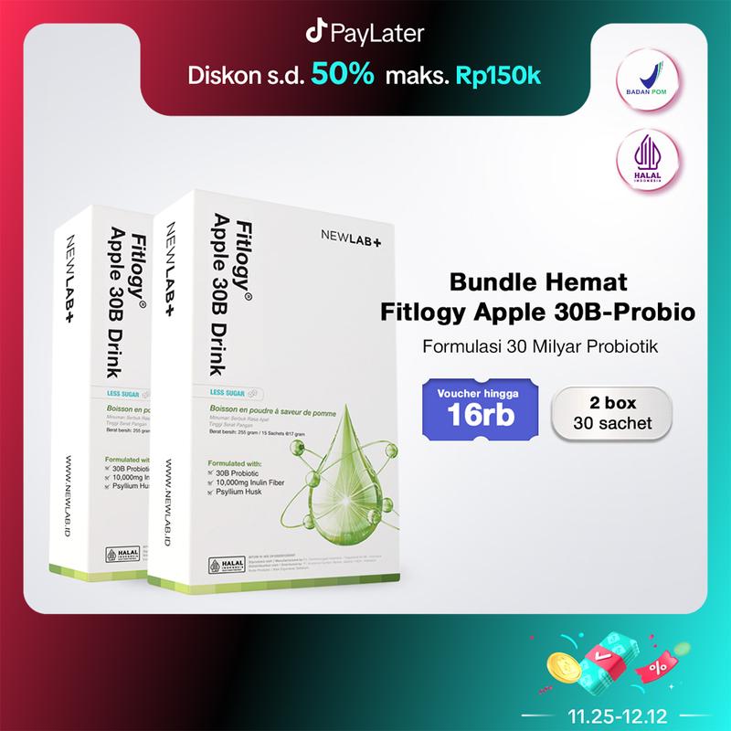 NEWLAB Paket 2 Box Fitlogy Fiber 30B-Probio | Minuman Probiotik - Shop ...