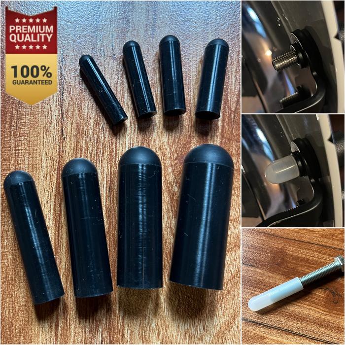 Jual pesanan khusus premium penutup ujung baut atau besi bulat silicone ...
