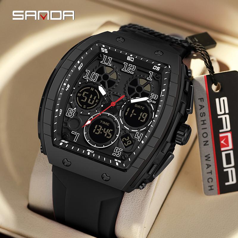 Jam Tangan untuk Lelaki, SAMDA 6157, Kalis Air 50M, Jam LED, - TikTok ...