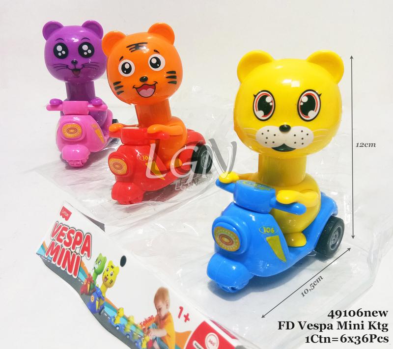 MAINAN PRESS AND GO CUTE SCOOTER DUCK MAINAN ANAK BEBEK SEPEDA MOTOR ...